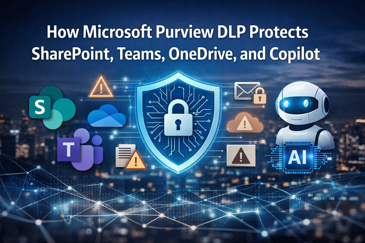 Microsoft Purview DLP for SharePoint, Teams, OneDrive, and Copilot